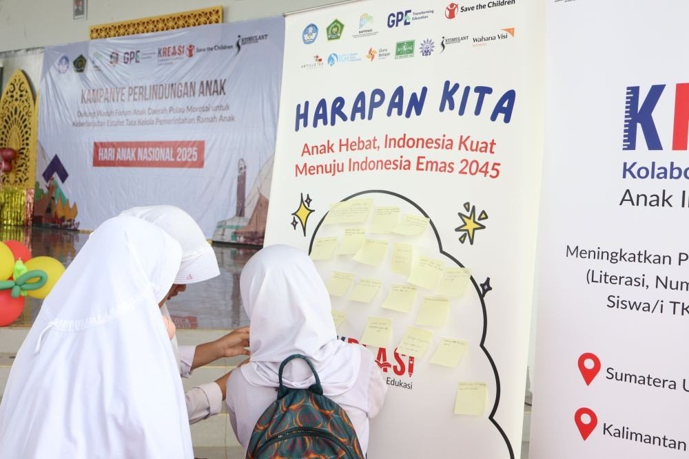 HAN 2025: Pohon Harapan dan Cap Tangan Simbol Komitmen Lindungi Anak ...